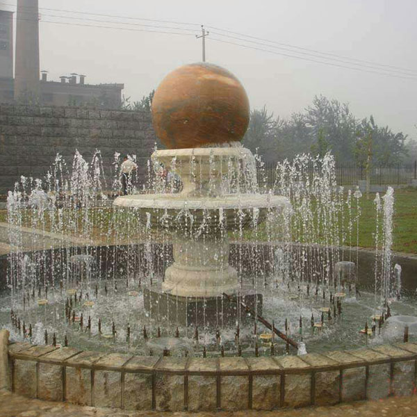 Large Outdoor Granite Kugel Ball Fountain for Sale MOKK-182-Garden ...