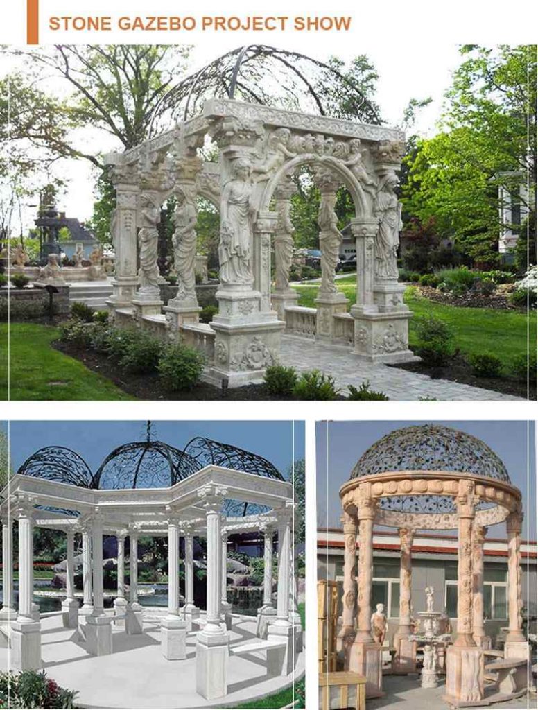 Large Outdoor Roman Marble Column Gazebo from Factory Supply MOKK-553 ...