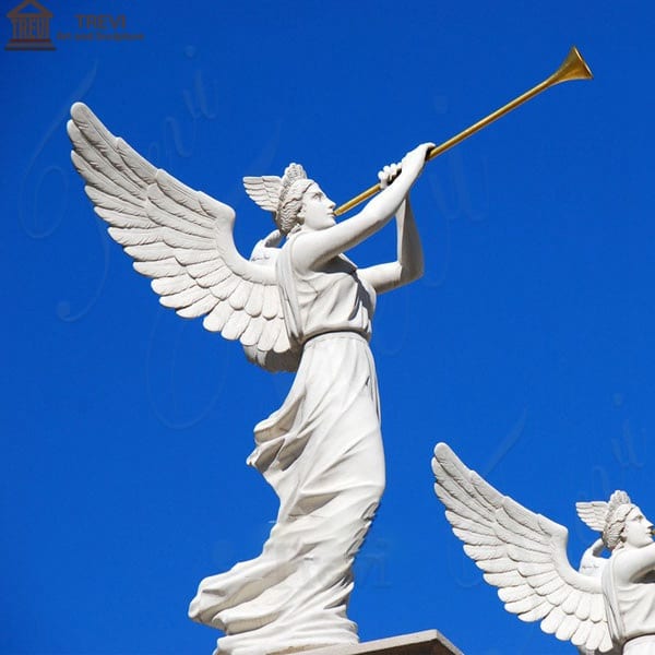 Large Famous Angel Marble Garden Statue Square Decoration MOKK-276 ...