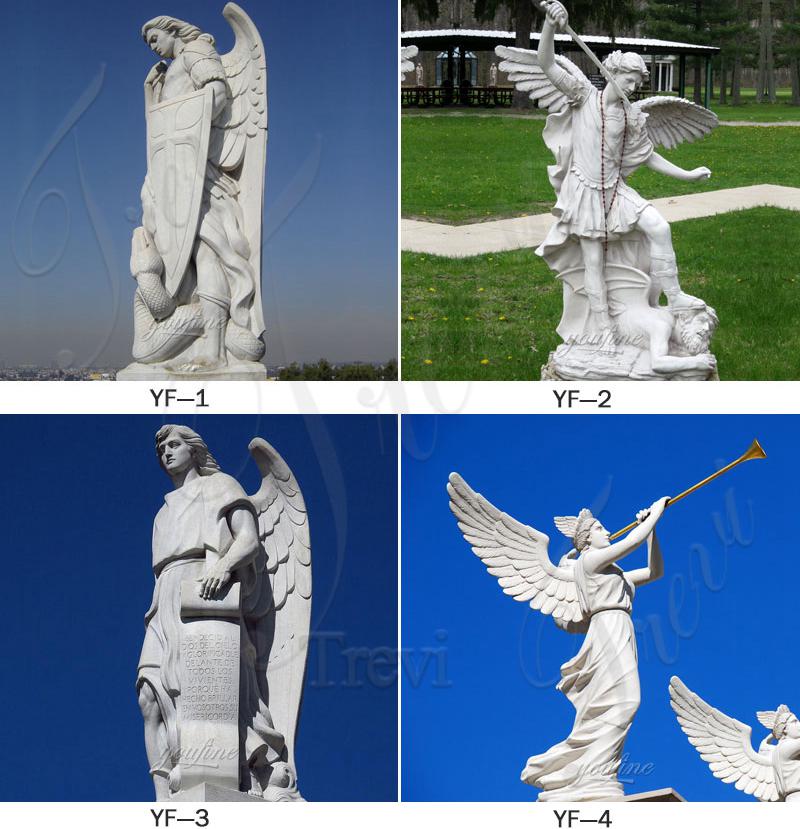 Large Avenger Angel Marble Garden Statue for Square Ornaments BOKK-265 ...