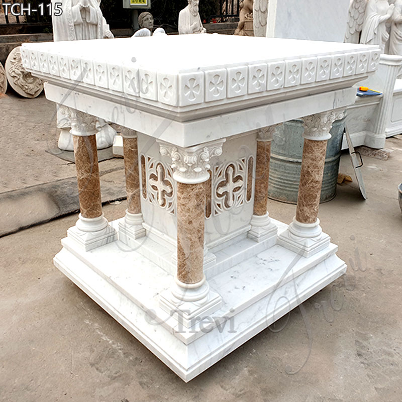 Buy Modern Marble Altar Table Designs for Church Decoration