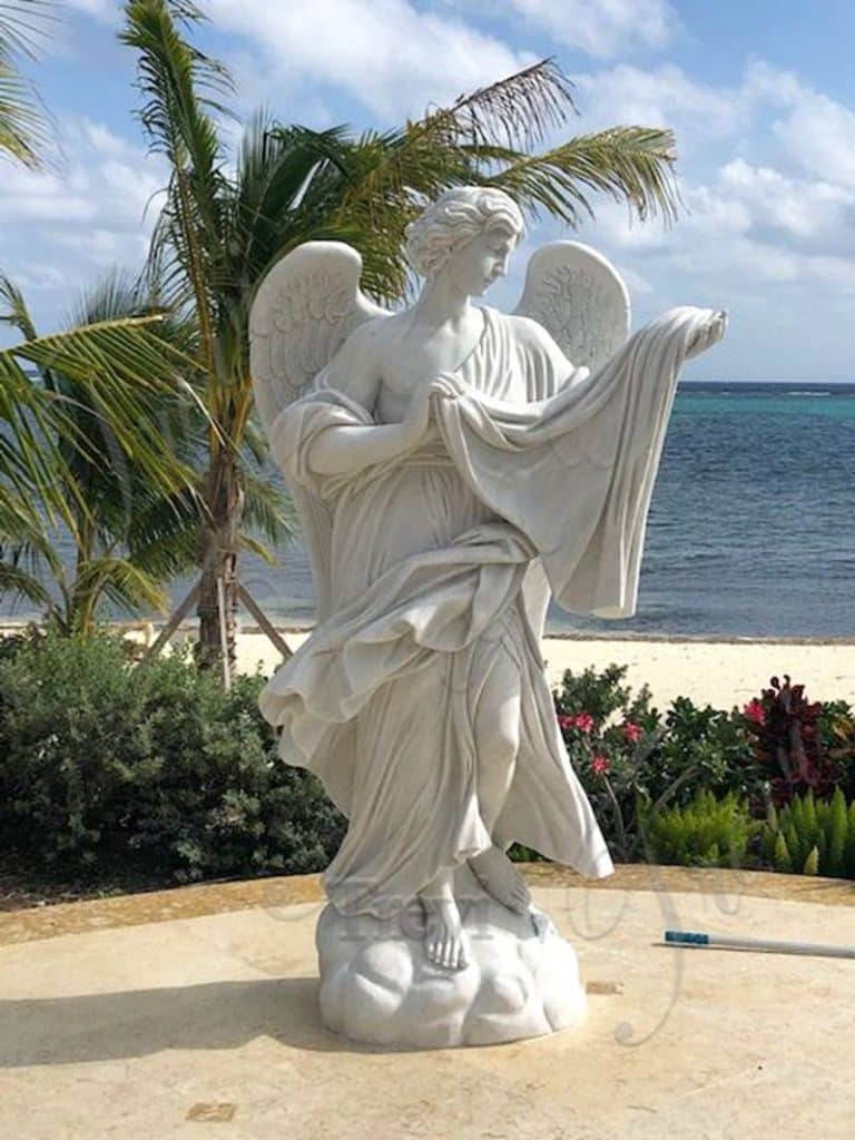 Large Marble Garden Angel Statue Cemetery for Sale MOKK-801 - Trevi ...