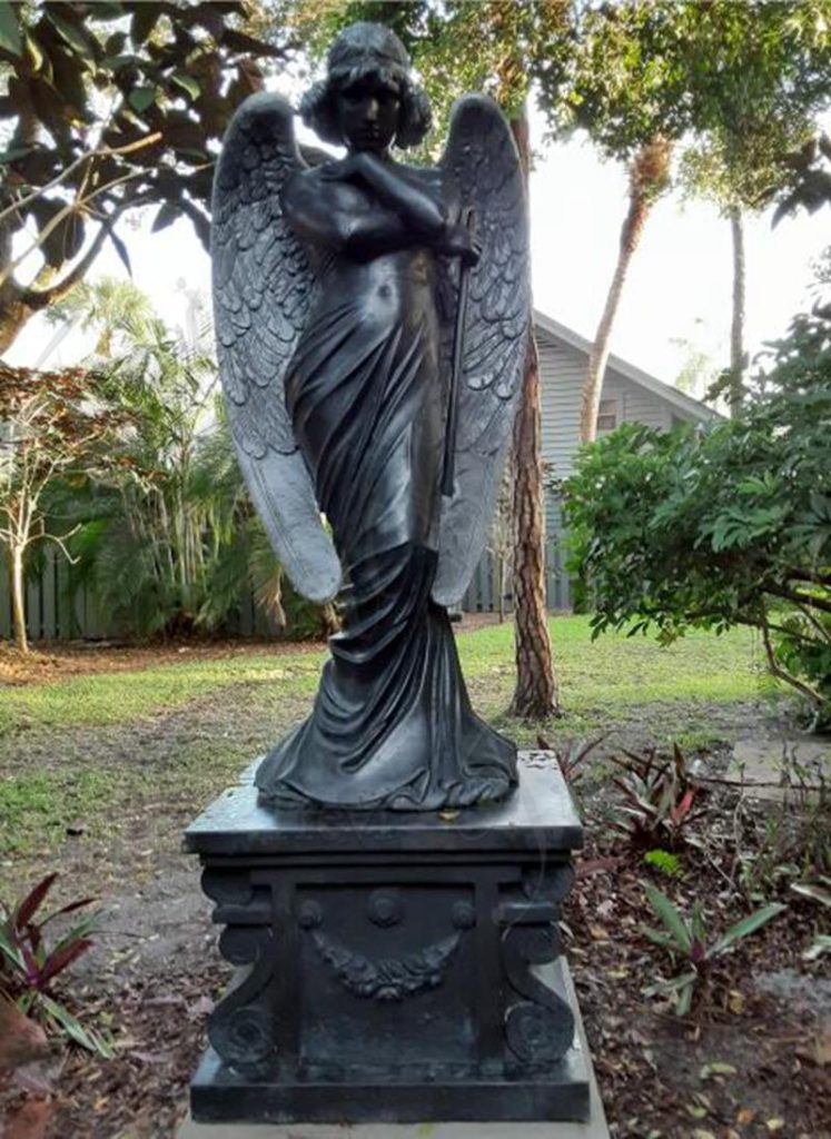 Marble Monteverde Angel Statue Garden Art Decor for Sale