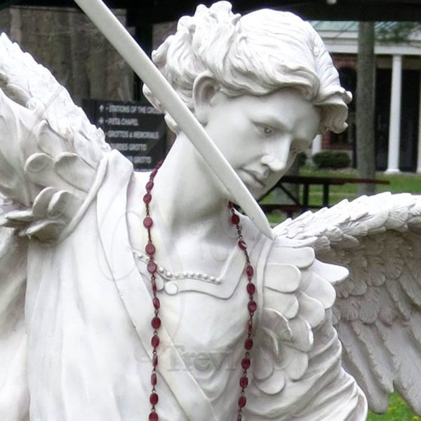 Famous life-size Marble St Michael Statue Mexico City CHS-287 - Trevi ...