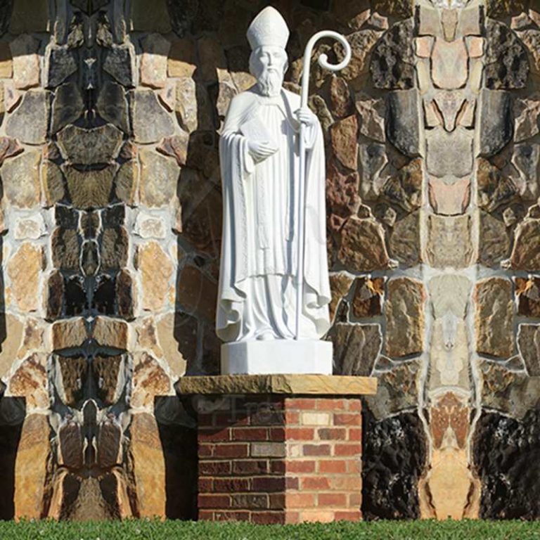 Catholic Church Marble St.Patrick Garden Statue Outdoor Decor for Sale CHS-857 - Trevi Marble ...