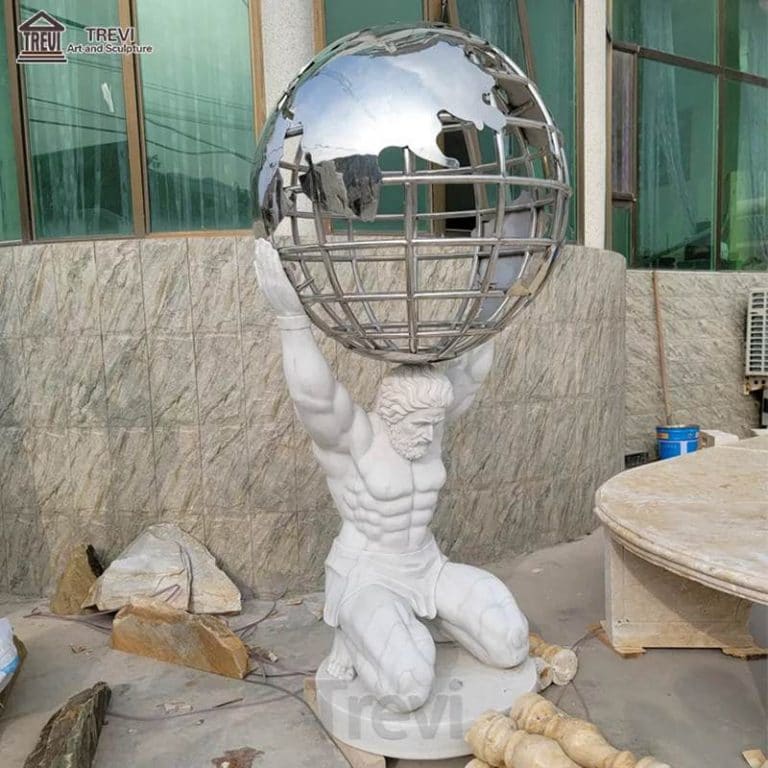 Who Sculpted the Farnese Atlas? - Trevi Marble Sculpture