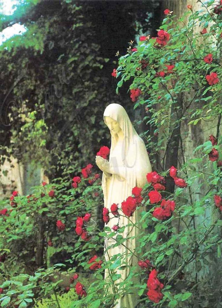 Outdoor Marble Virgin Mary Garden Statue for Sale CHS-884 - Trevi ...