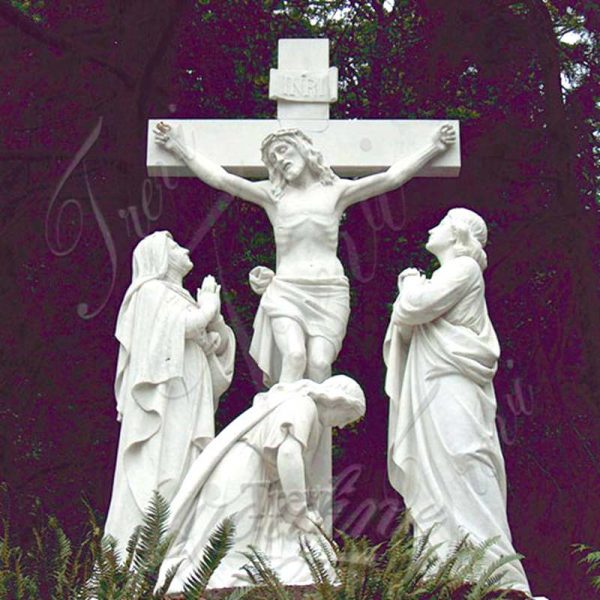 Marble Life-size Catholic Crucifixion of Jesus Statues for Sale CHS-896 ...