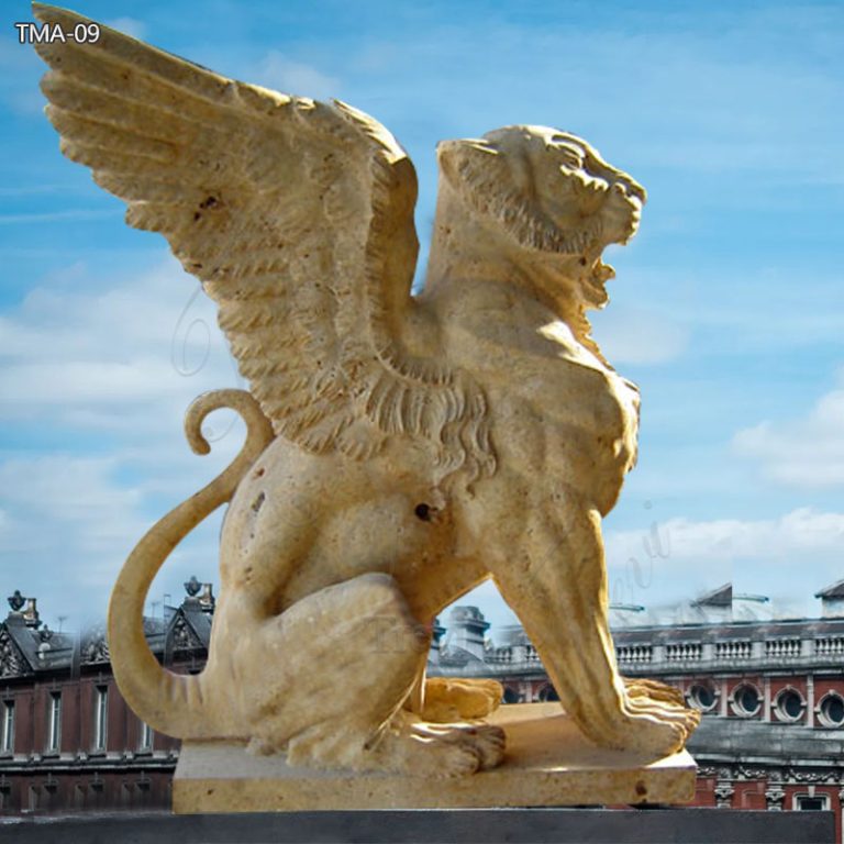 Marble lion statue-marble animal statues-Trevi Marble Sculpture