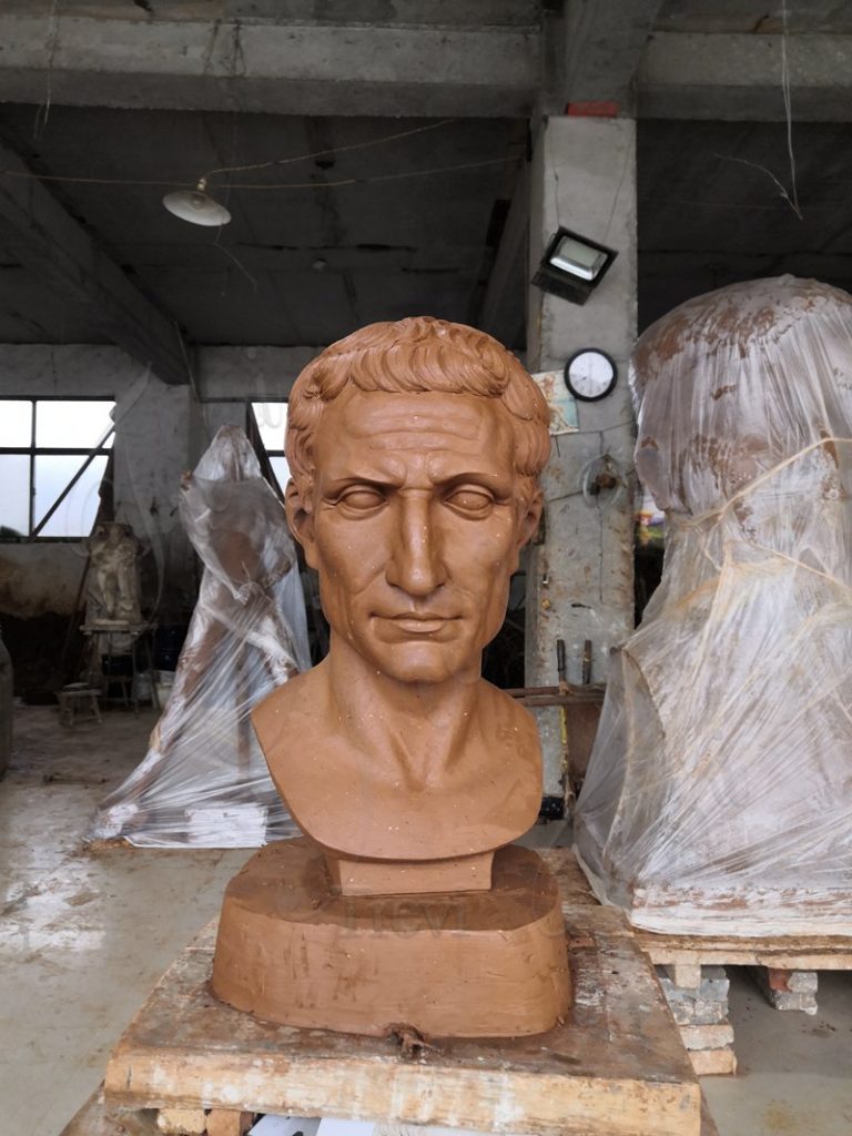 Famous Marble Bust of Julius Caesar Replica for Sale Factory Supply