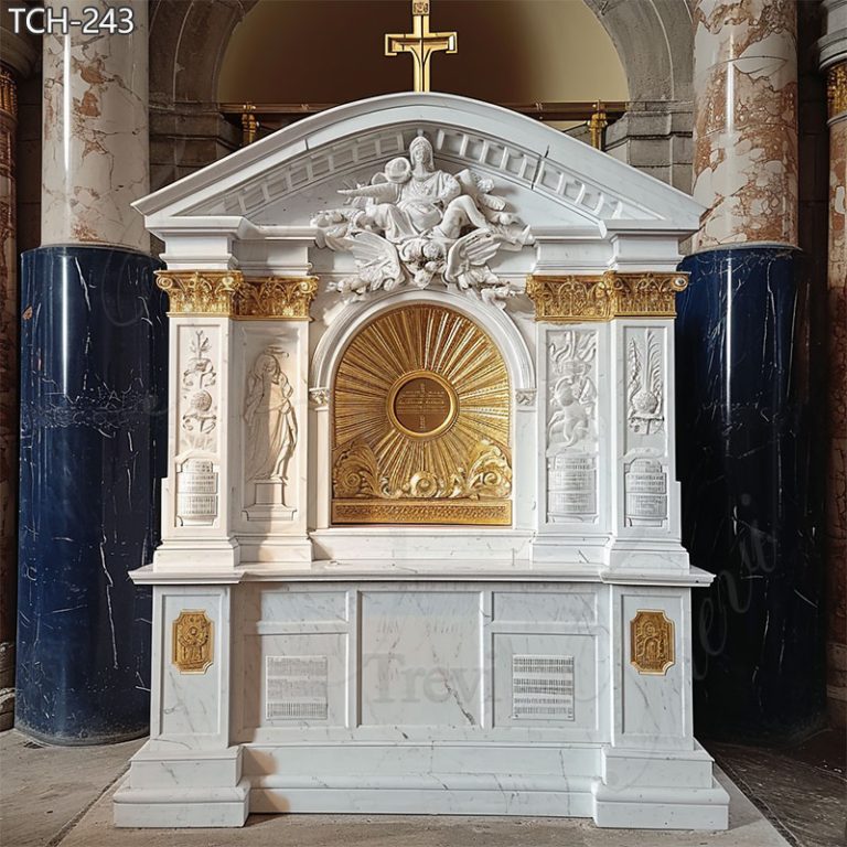 White Marble Church Catholic Tabernacle Designs for Sale