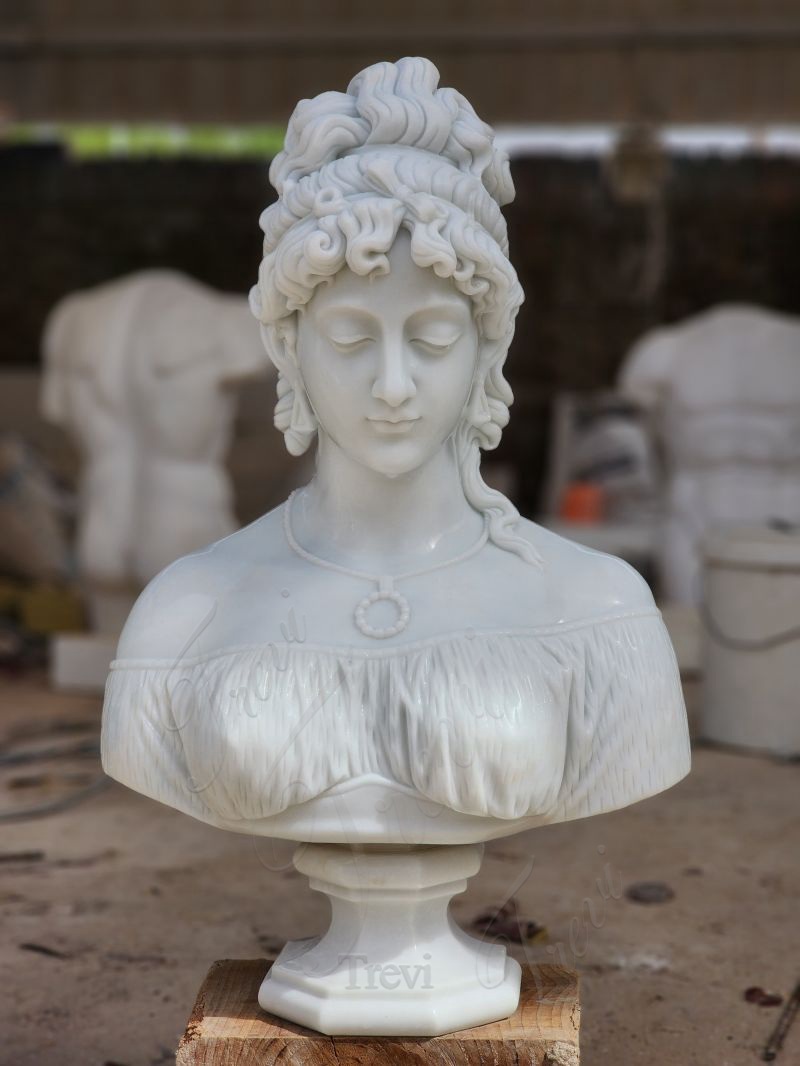 Custom Marble Woman Sculpture and Marble Bust Project
