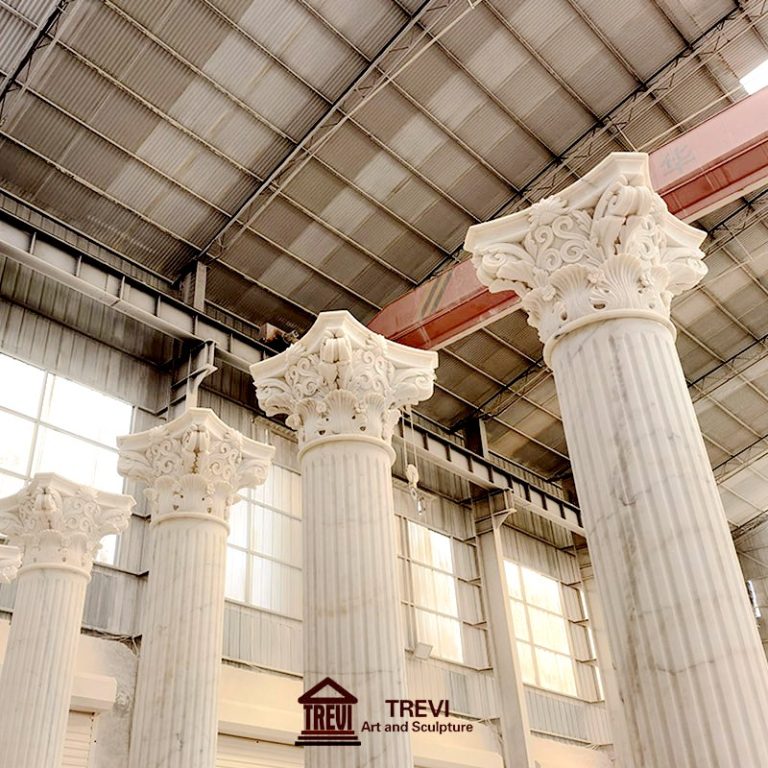 Marble Column for Sale | Stone Pillars - Trevi Sculpture