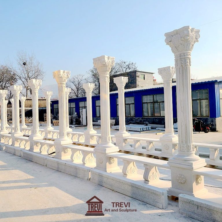 Marble Column for Sale | Stone Pillars - Trevi Sculpture