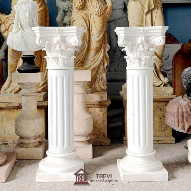 Marble Column for Sale | Stone Pillars - Trevi Sculpture