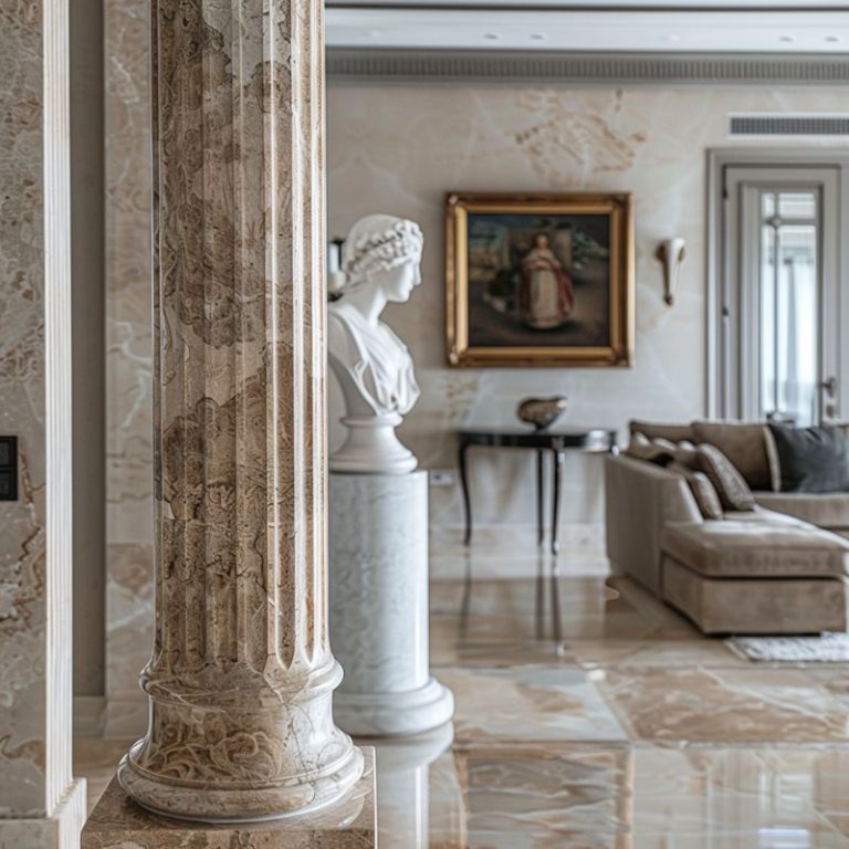 Luxury Marble Column Base for Home Decoration for Sale